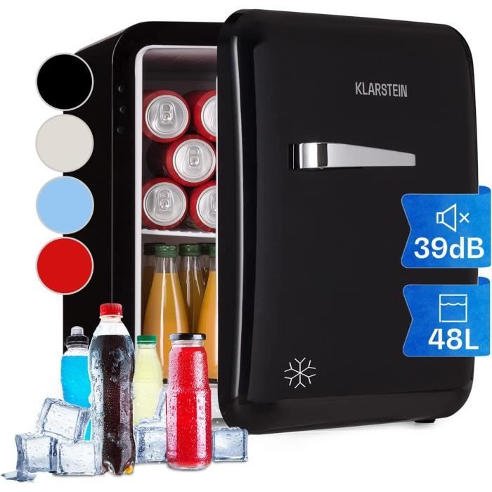 KLARSTEIN Mini Frigo de Chambre pour Boissons, Petit Frigo Silencieux ...