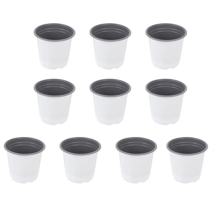 Plantes potes pépinières 10pcs plantes pépinières pots en plastique ...