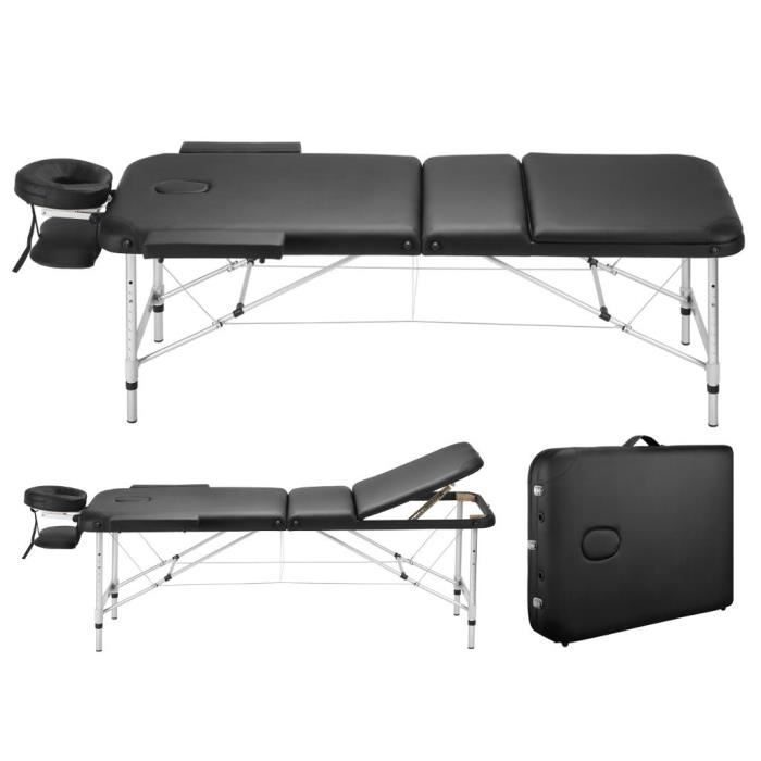 Table De Massage Pliante Imperia Noir Cdiscount Electroménager
