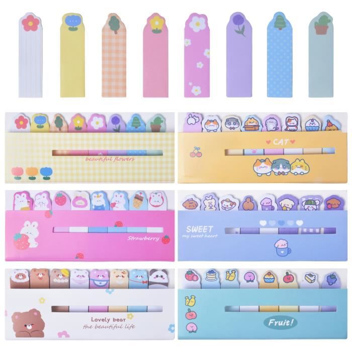 720 Pièces Sticky Notes, Mini Notes Autocollantes, Feuilles Notes ...