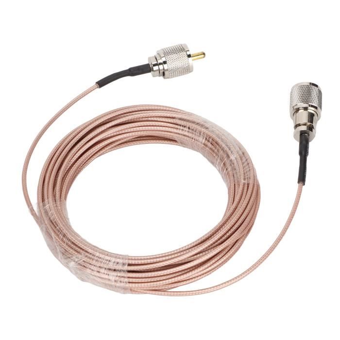 Zerone câble coaxial radio PL259 connecteur câble coaxial faible perte ...