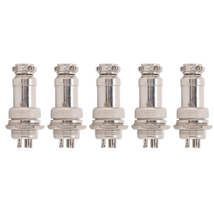 ZJCHAO Aviation Plug, Male Female Wire Panel Power Chassis Metal ...