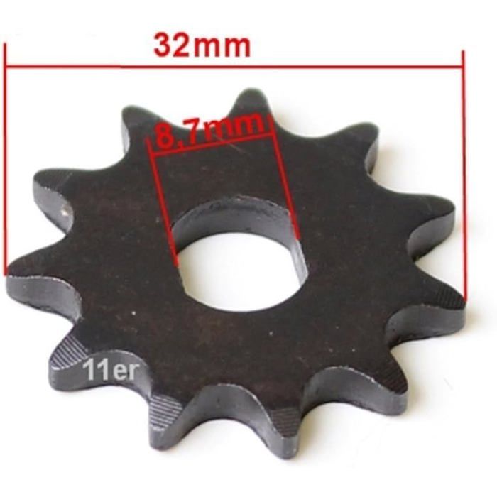 1 Pignon 11 dents, Chaîne épaisse T8F, Épaisseur 4mm, Pour trottinette ...