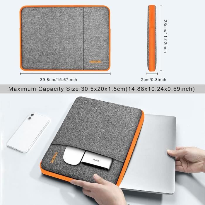15,6 Pouces Housse De Protection Ordinateur Portable, Laptop Sleeve ...