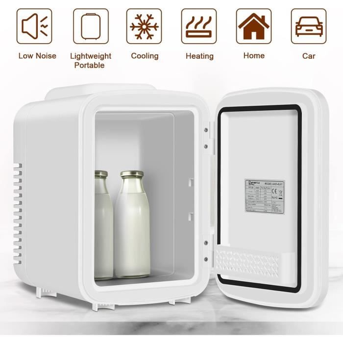 4L Mini Frigo, Petit Réfrigérateur Portable, Réfrigérateur Cosmétique ...