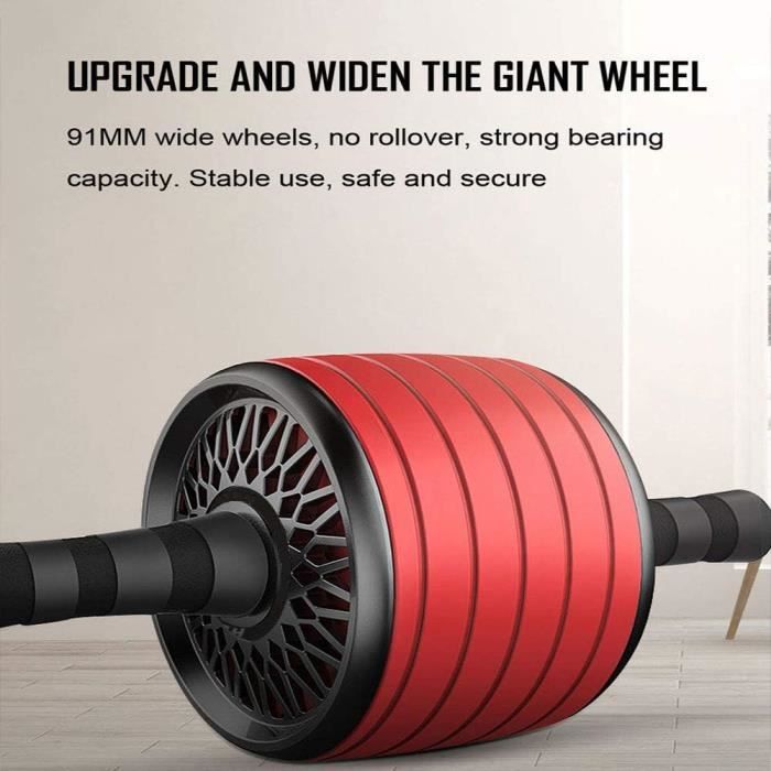 Roue Abdominale Roue Musculaire Abdominale Double Roue Muet Fitness ...