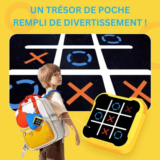 Jeux electronique Morpion Tic Tac Toe de poche - Cdiscount Jeux - Jouets