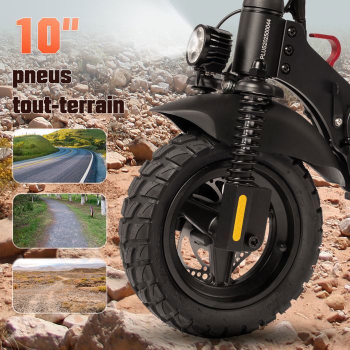 Trottinette Électrique pliable VANKEL T4 - Moteur 800W - Batterie 48V ...