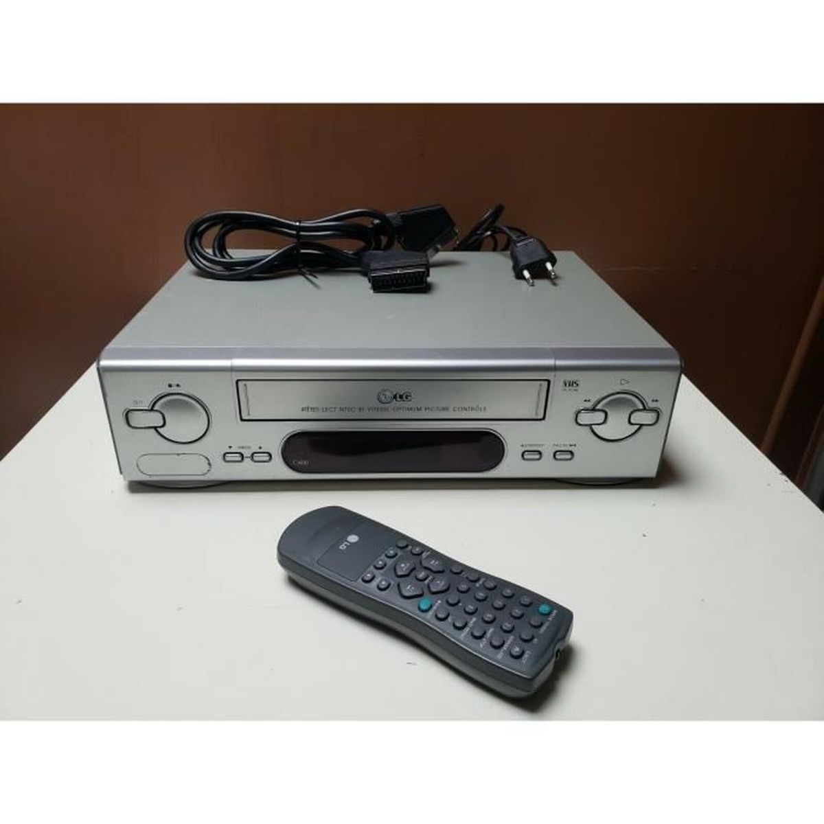 MAGNETOSCOPE LG C400 LECTEUR ENREGISTREUR K7 CASSETTE VIDEO VHS VCR + TEL - Cdiscount TV Son Photo