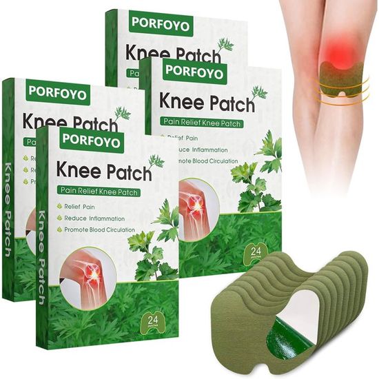 Patch Anti Douleur Genoux Absinthe,Patch Chauffant pour Genoux Dos Cou ...