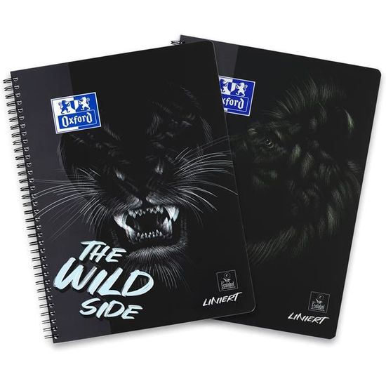 Lot de 2 bloc-notes ligné Wild Side A4 80 feuilles 2 motifs - Cdiscount ...