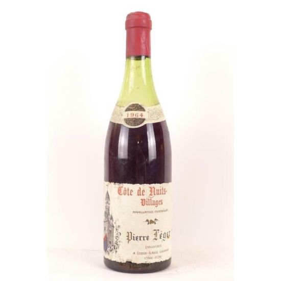 Côte de nuits villages pierre léger rouge 1964 - bourgogne - La cave ...