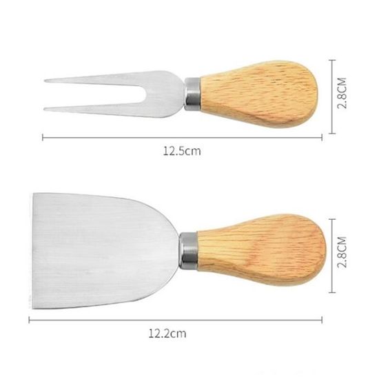 Plateau à fromage,Ensemble de couteaux à fromage en acier inoxydable ...