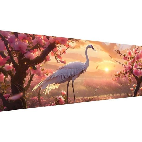 Diamond Painting Grues Pêches, Grand Broderie Diamant Kit Complet ...
