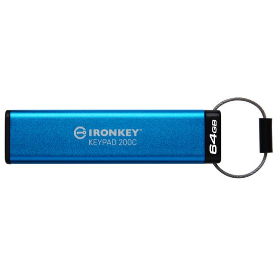 Clé USB - KINGSTON - IronKey Keypad 200C - 64Go - USB-C - Sécurisée ...