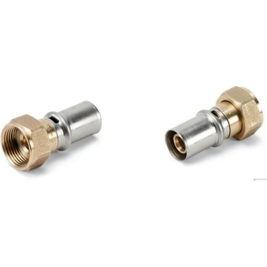 Raccords à sertir - Manchon à Sertir 20mm Femelle Écrou Libre 3/4 Nicoll Fluxo FLMT2020F ...