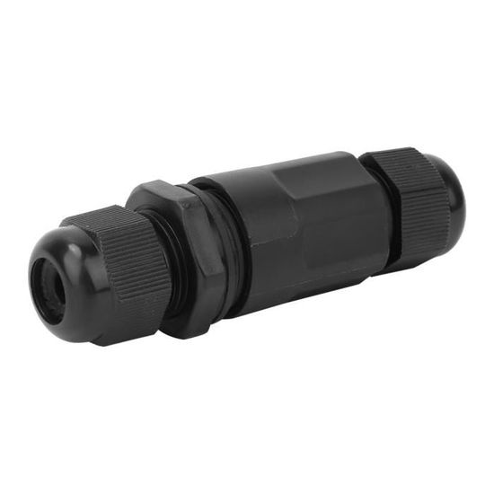 VBESTLIFE prise de courant étanche Connecteur étanche IP68 Câble de fil LED portable Prise mâle ...