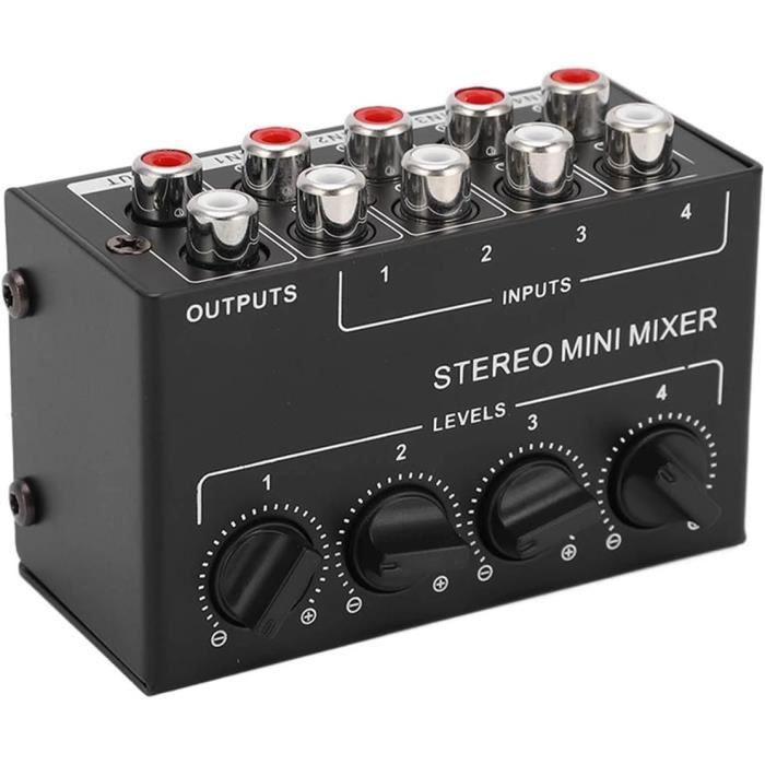 Mini Table de Mixage Audio, Table de Mixage Audio Portable Table de ...