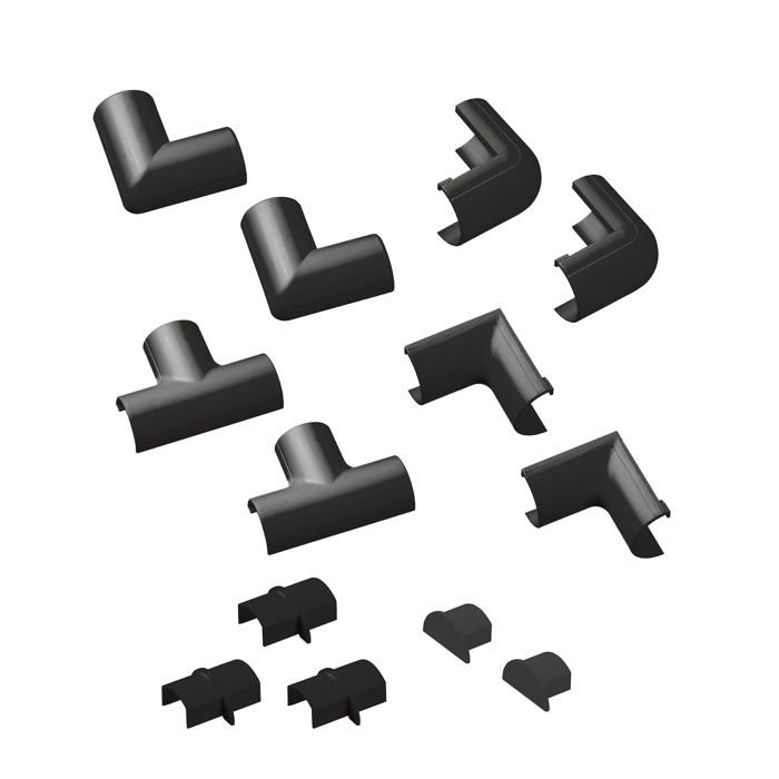 Moulure - goulotte - cache fil - plinthe - gaine range-fil - clips D ...