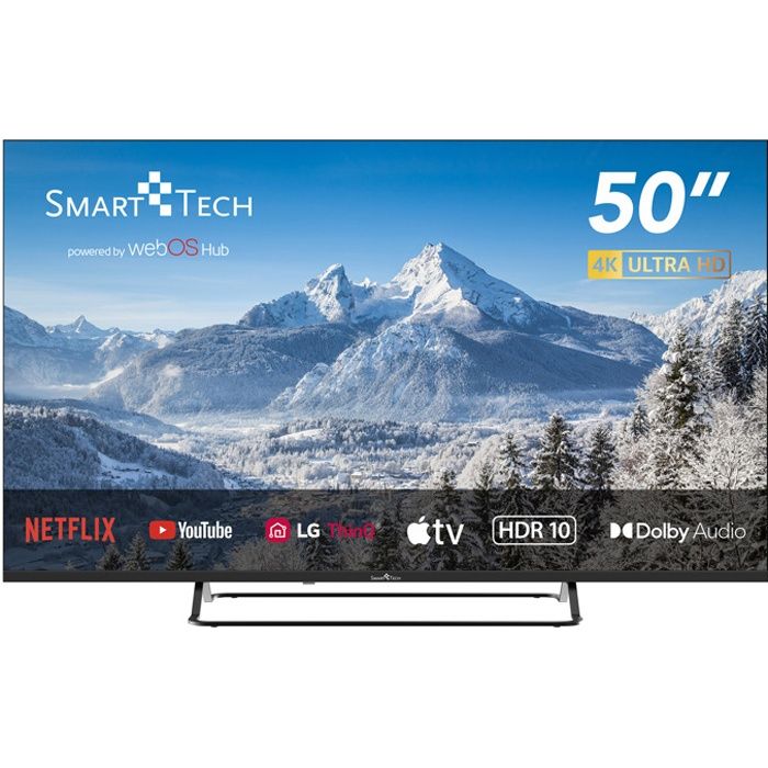 Smart Tech TV LED 4K UHD 50' (127cm) Smart TV Web OS-50UW02V- Netflix ...