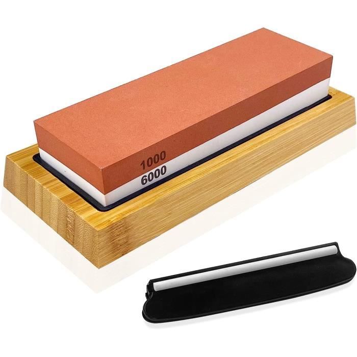 Affûteur manuel - Pierre à aiguiser 2 en 1 - Meule professionnelle 1000 ...