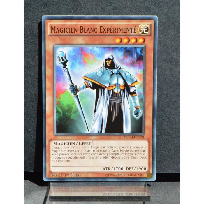 Carte YU-GI-OH YGLD-FRC20 Magicien Blanc Expérimenté NEUF FR ...