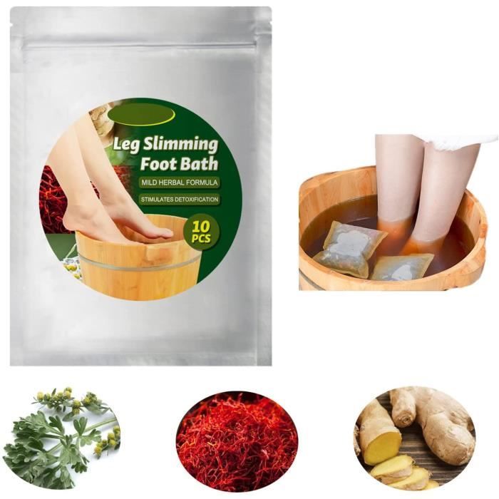 Lymphatic Drainage Ginger Foot Soak, Leg Slimming, Wormwood, Ginger ...