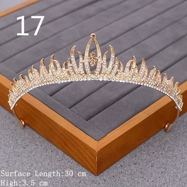 Couronnes De Mariee De Et Diademes Accessoires De Cheveux De Mariee Or ...