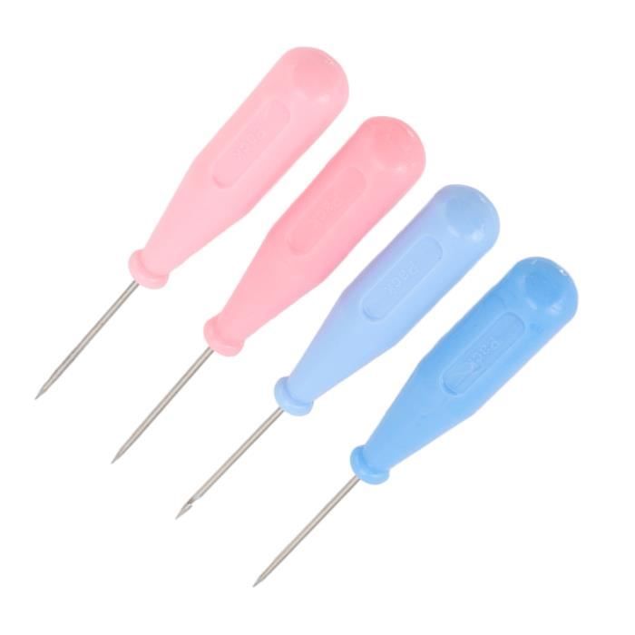 Cikonielf poinçon de couture en cuir 4 pièces poinçon outil incisif ...