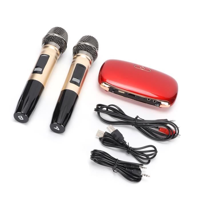 GOTOTOP Micros sans fil K8 Ensemble de système de mixage karaoké sans ...