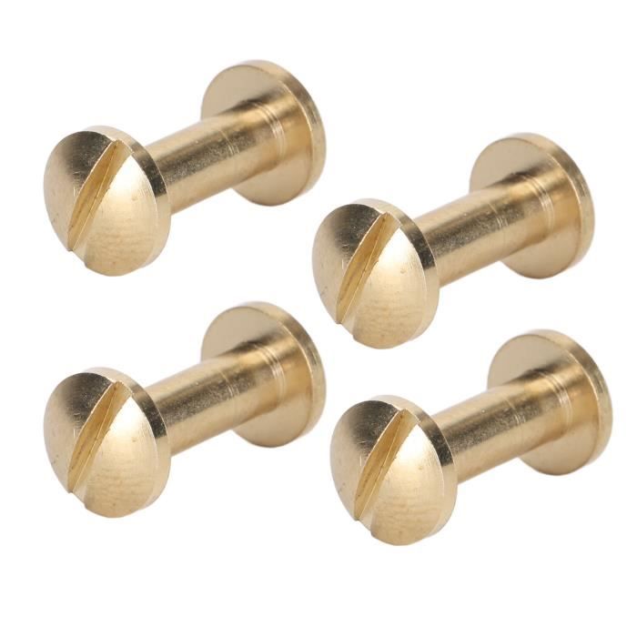 HURRISE rivets décoratifs en laiton Kit de Rivets en laiton, bricolage ...