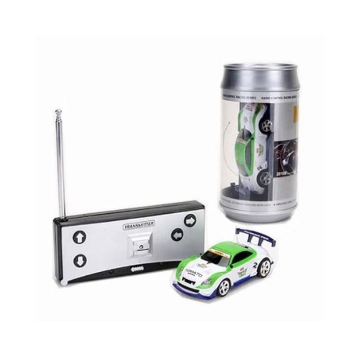 MOGOI Voiture télécommandée Cola canettes mini pour enfant, Vert blanc ...
