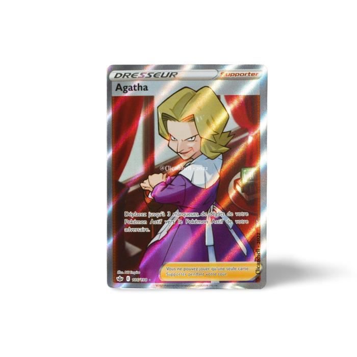Carte Pokémon Agatha 186-198 NEUF FR - Cdiscount Jeux - Jouets