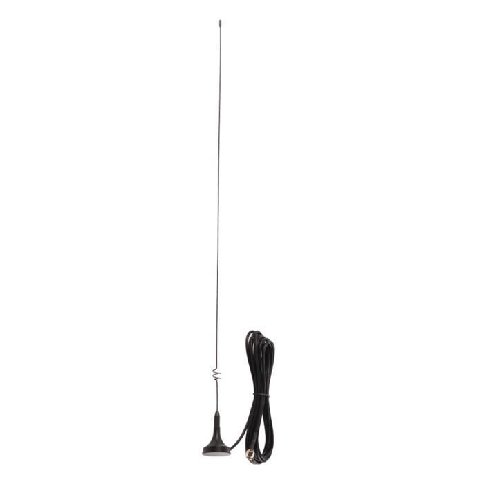 Antenne montée sur véhicule Antenne antenne VHF UHF double bande avec mini antenne magnétique ...