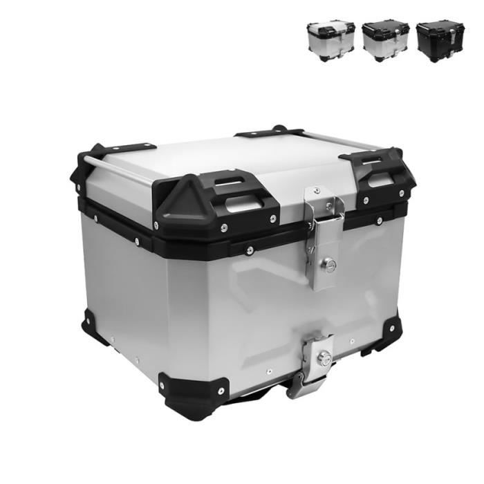 Top case moto 46 litres arrière en aluminium universel Maverick M ...
