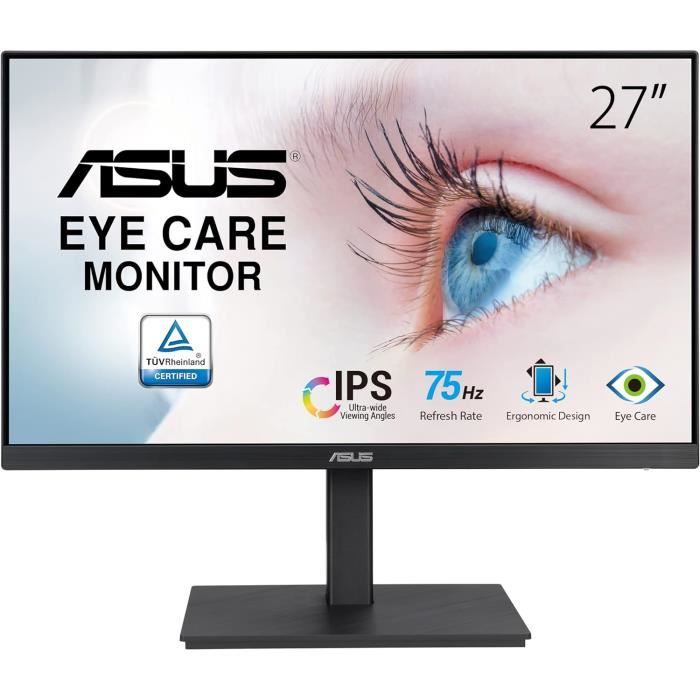Va27Eqsb - Ecran Pc 27" Fhd - Dalle Ips - 16:9-75Hz - 1920X1080-300Cd ...