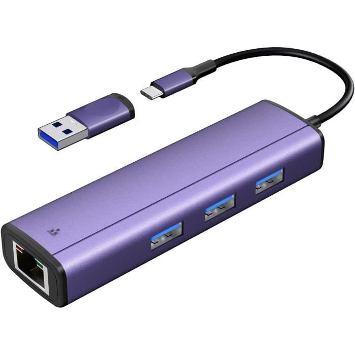 5 En 1 Hub Usb C, Hub Usb, Usb 3.2(10 Gbps), Hdmi 4K, Usb C À Fonction Complète (100W Pd, 10Gbps ...