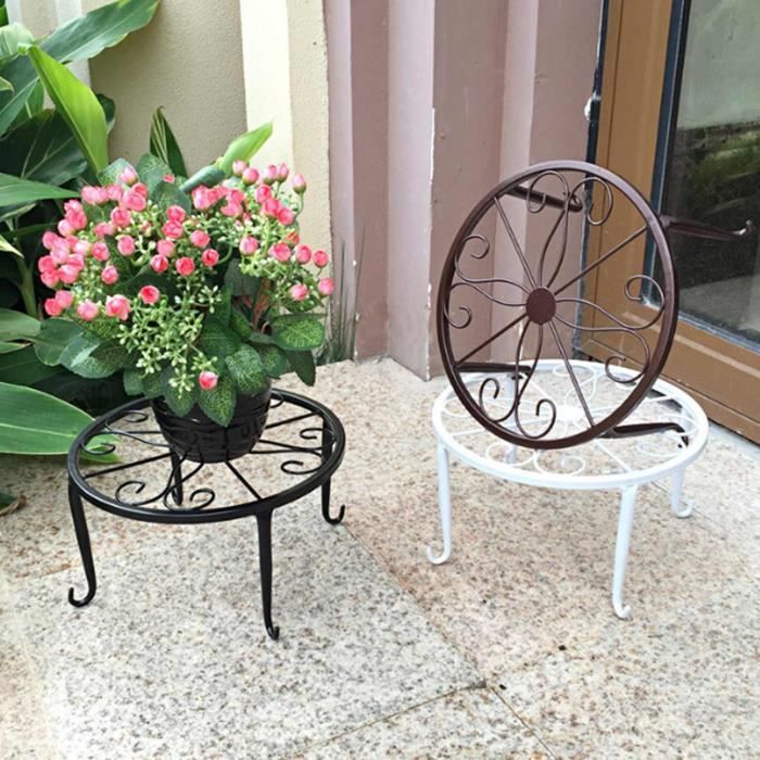 Fleurs Support Pot Une Seule Couche de Fer Art Pot Plante Jardinière ...