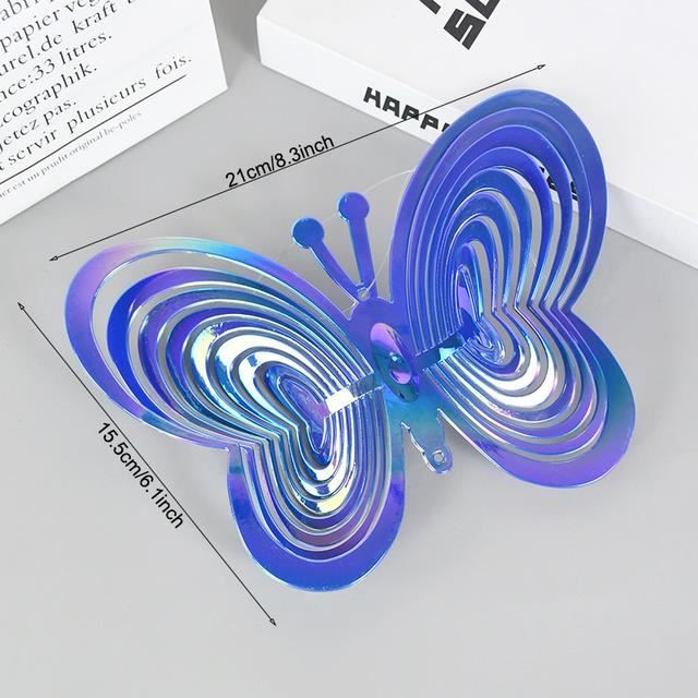 Carillons éoliens,B05--Attrape Vent en ABS en Forme de Papillon ...