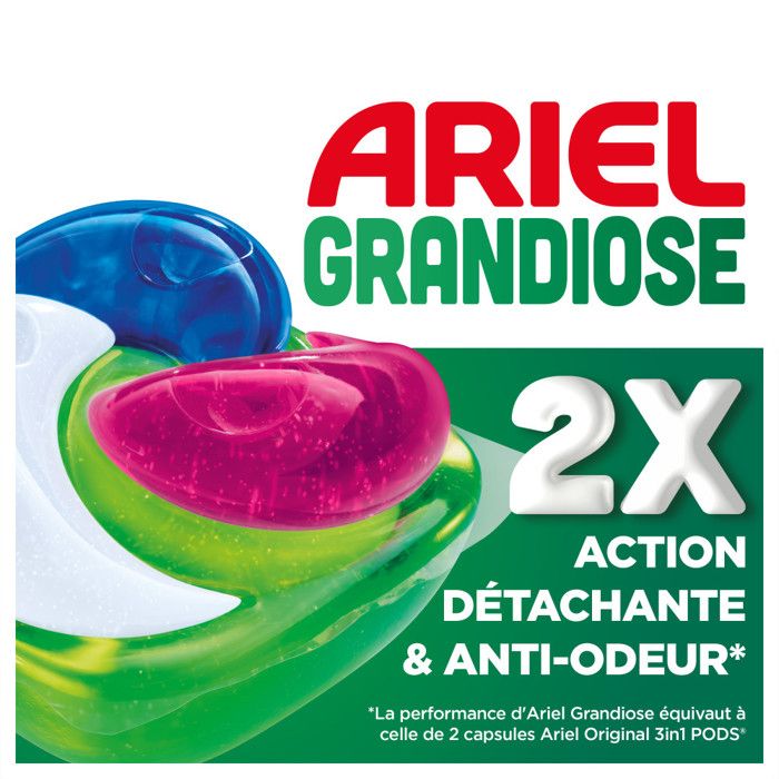 3x29 Pods Grandiose Couleurs Eclantantes - Lessive en capsules - Ariel ...