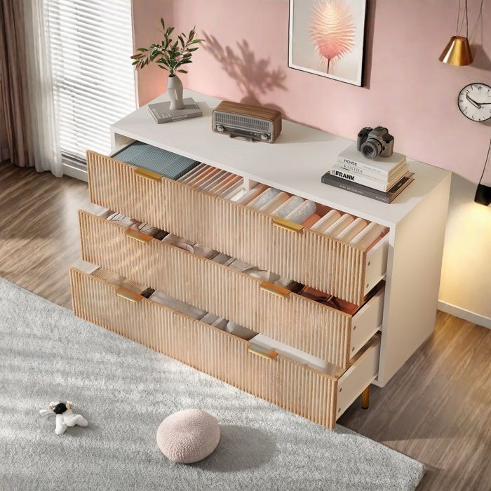 Buffet moderne, Buffet bas en bois, Meuble buffet de salon, Commode ...