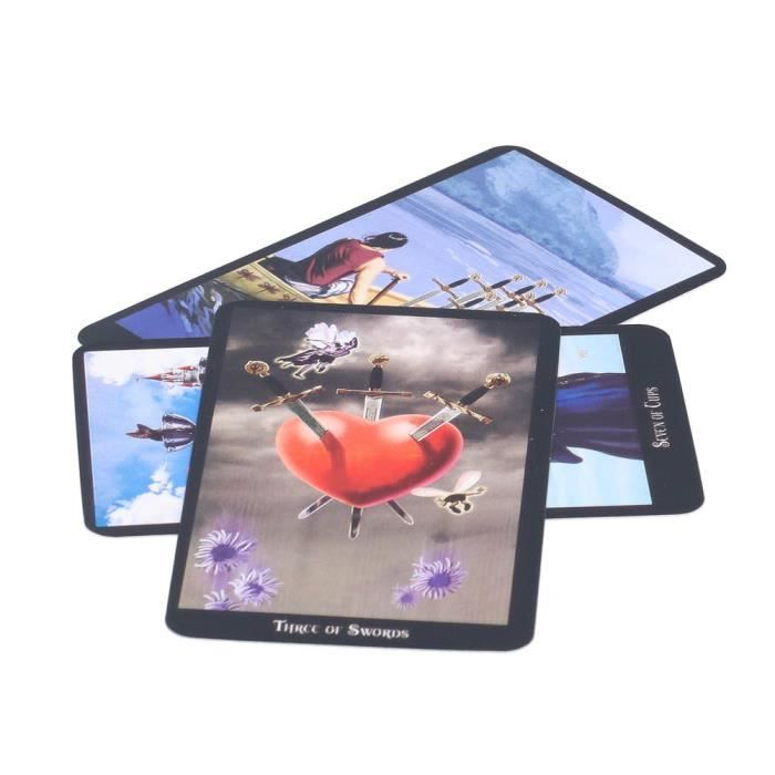 Cartes de Tarot de Divination Cartes de Tarot Jeu de société Cartes à ...