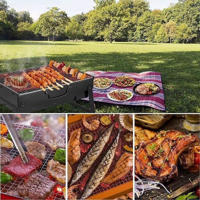 Barbecue Portable Petit Barbecue à Charbon de Table Domestique Pliable ...