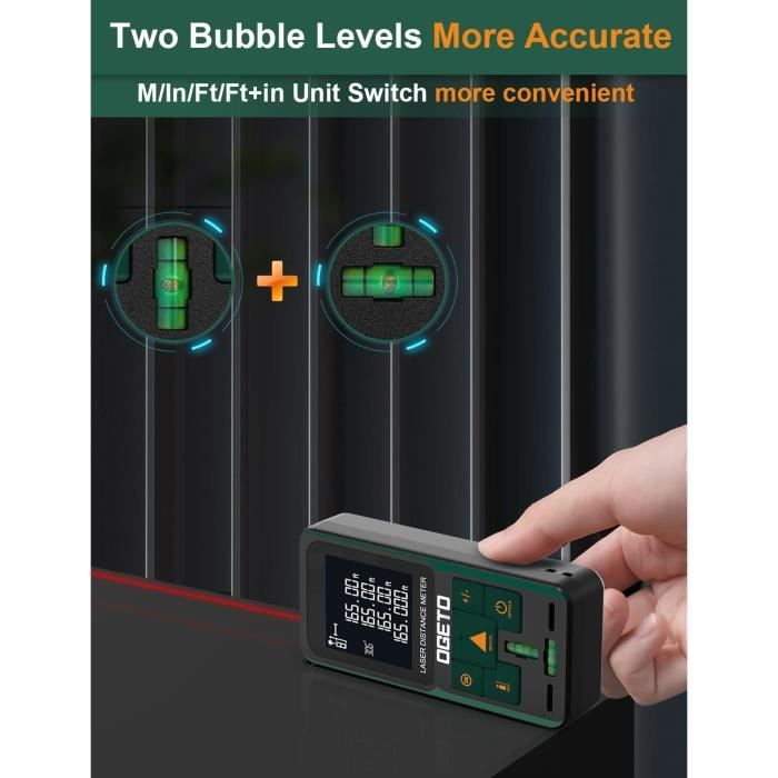 Metre Laser, Télémètre Laser Numerique avec Niveau Électronique ... Metre Laser, Télémètre Laser Numerique avec Niveau Électronique ...