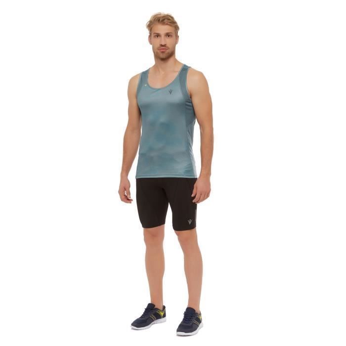 Bermuda de Running pour Homme - Macron - Chad - Noir - Léger et ...
