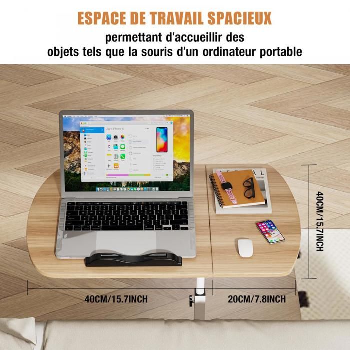 VIVOLILV Table pour Ordinateur Portable,Petite Bureau Surface ...