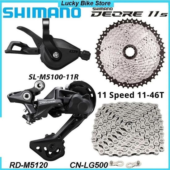 Kit de transmission Shimano Deore M5100 1x11 vitesses avec cassette ...
