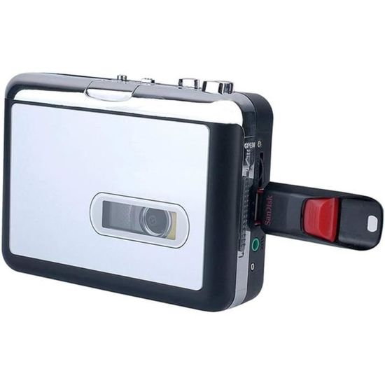 P02Cs Convertisseur Cassette Vers Mp3 Via Clé Usb Enregistreur Tape-To ...