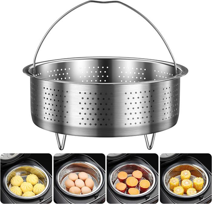 Insert De Cuiseur Vapeur En Acier Inoxydable Panier Vapeur Pour Lgumes Fruits ufs Casseroles ...