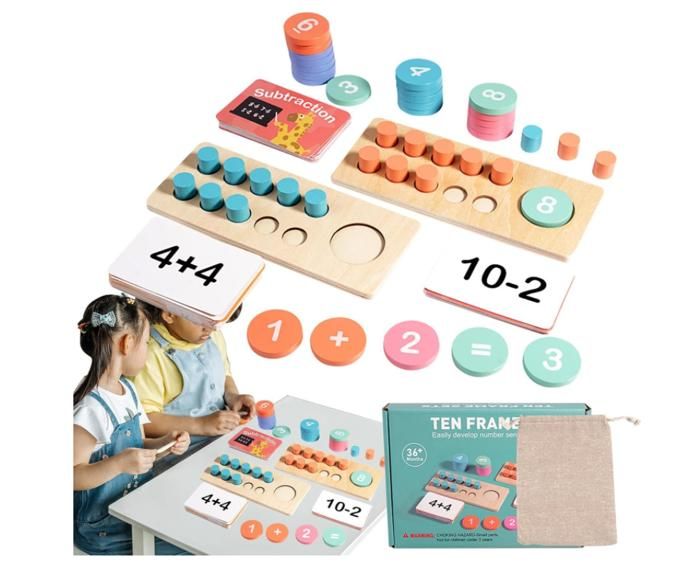 Mathematics Ten Frame, Educational Ten Frame, Ten Frame Manipulative ...